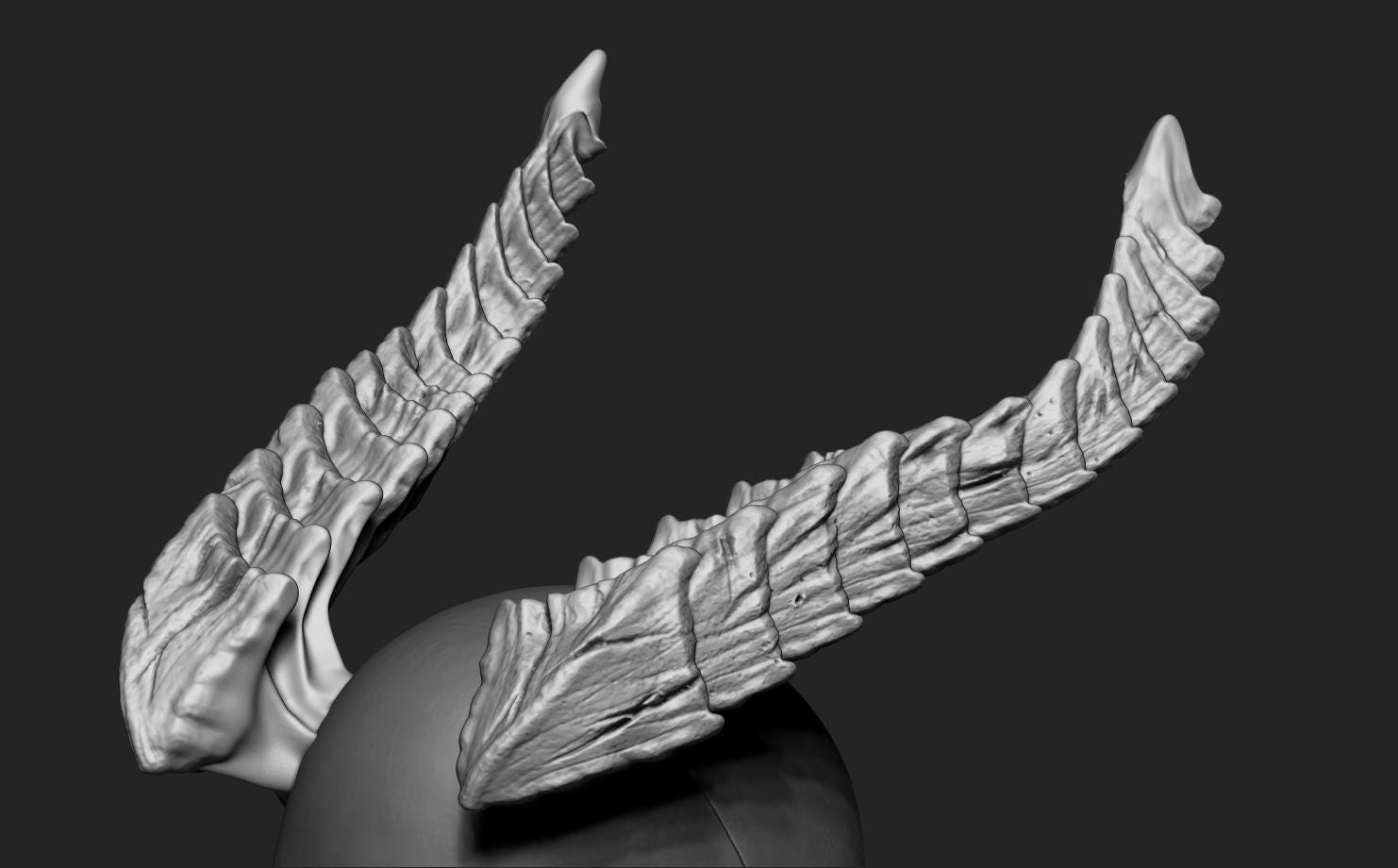 10 STL Horns 3D Models Set Pack V002 for 3D Printing - Etsy