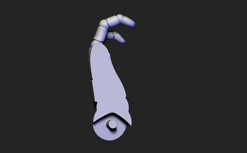 STL Model of a Cyborg Robot Arm, High Detail for 3D Printing - Etsy
