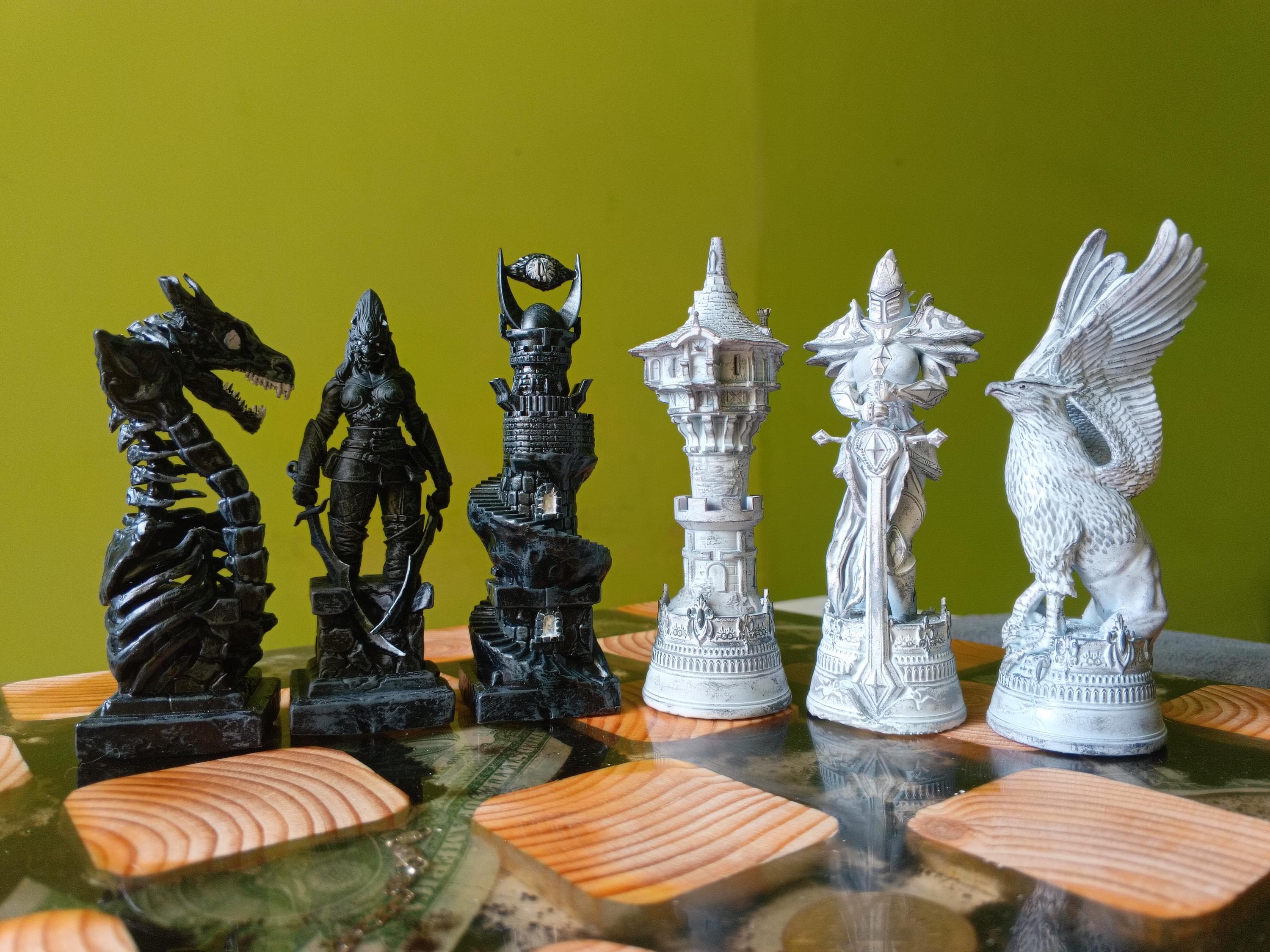 Chess Holy War Set of Miniature Armies 32 Painted Game Pieces - Etsy