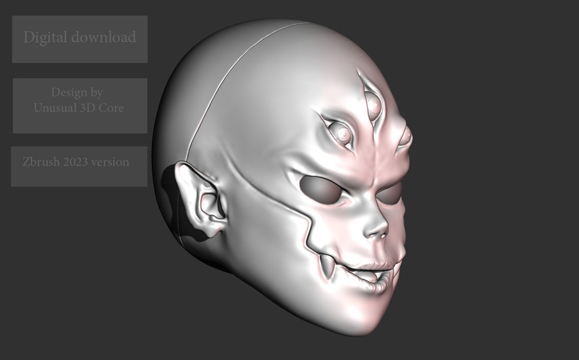 STL Head File BJD Doll. Girl With the Face of a Spider. for 3D - Etsy