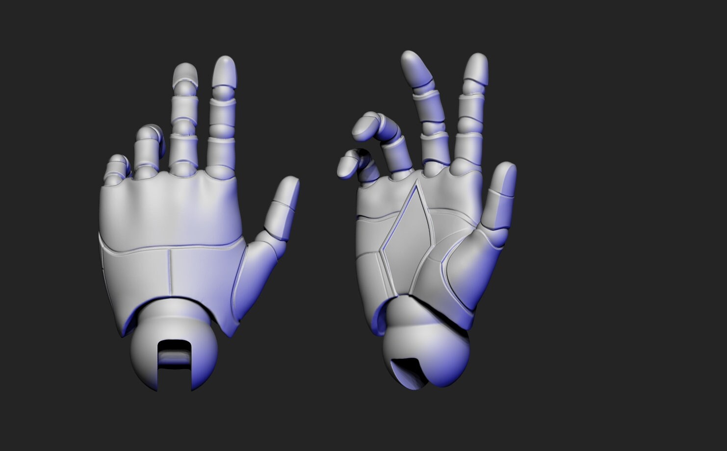 STL Model of a Cyborg Robot Arm, High Detail for 3D Printing - Etsy