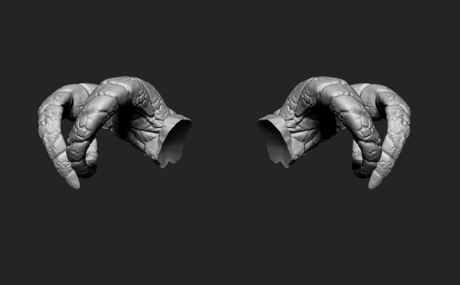 10 STL Horns 3D Models Set Pack V002 for 3D Printing - Etsy