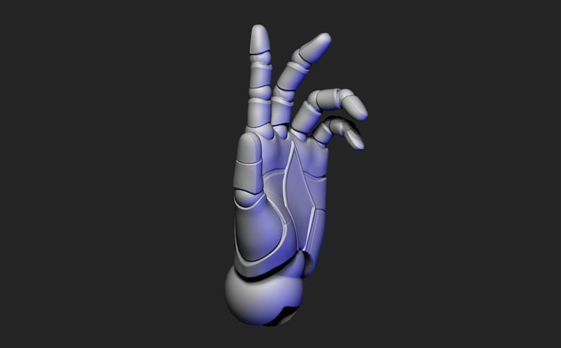 STL Model of a Cyborg Robot Arm, High Detail for 3D Printing - Etsy UK