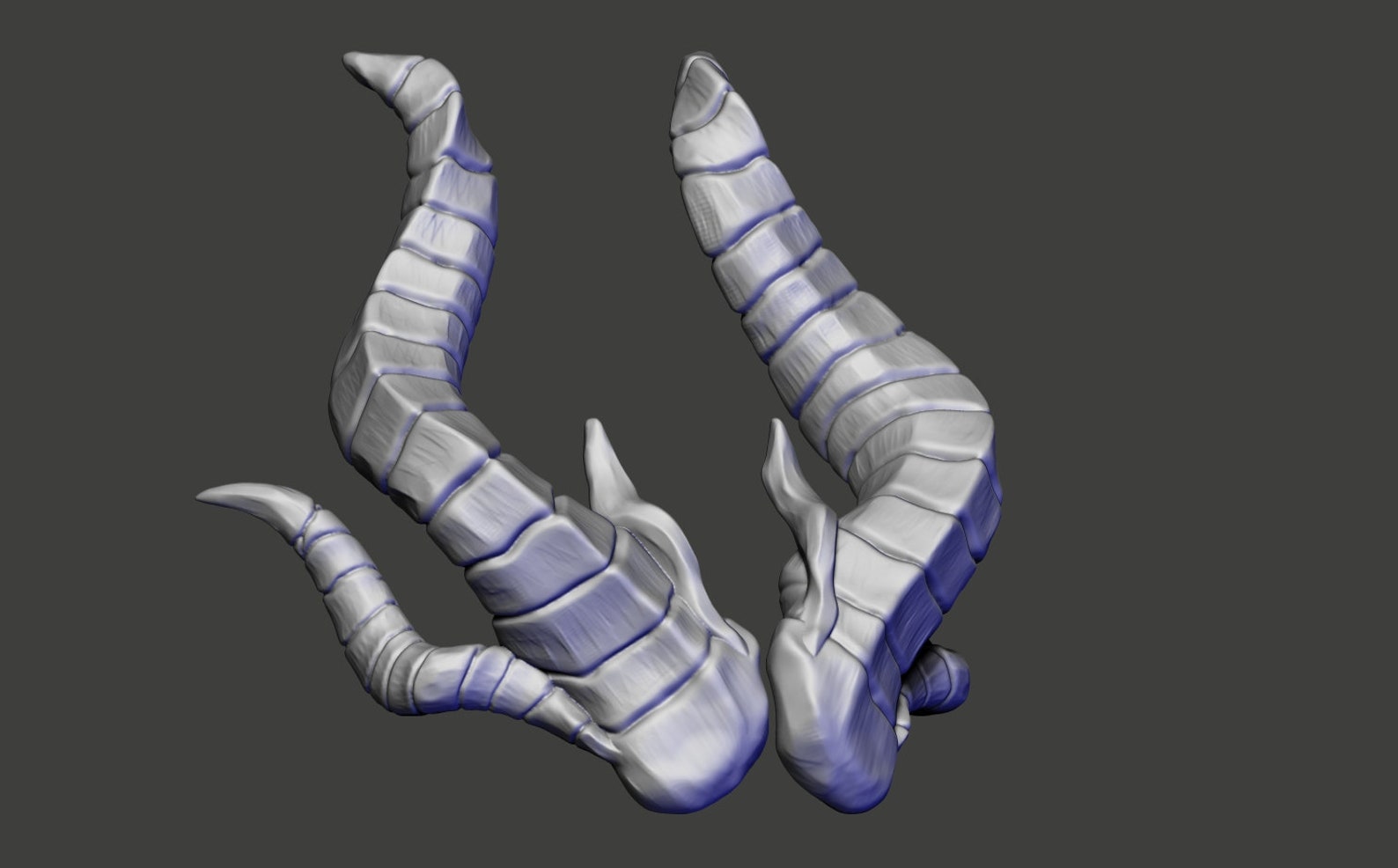 STL Demon Horns for BJD Dolls Ver002 for 3D Printing - Etsy