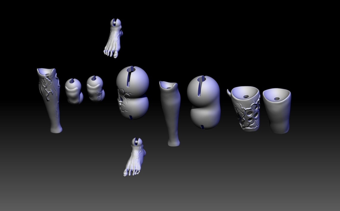 STL File of Legs for BJD Dolls for 3D Printing - Etsy