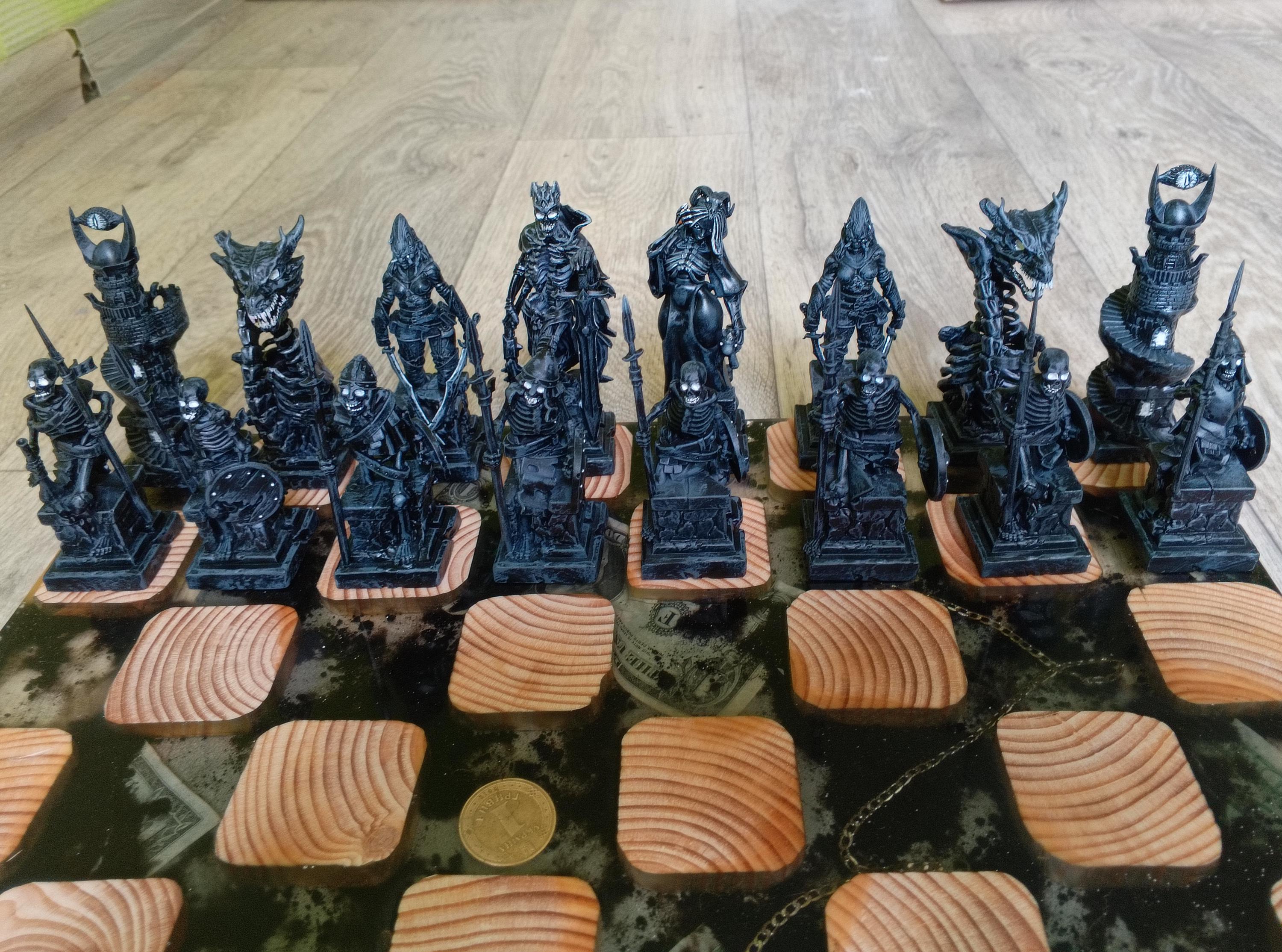STL Chess Army of Undead Unique 13 Gaming Figures for 3D Printing - Etsy