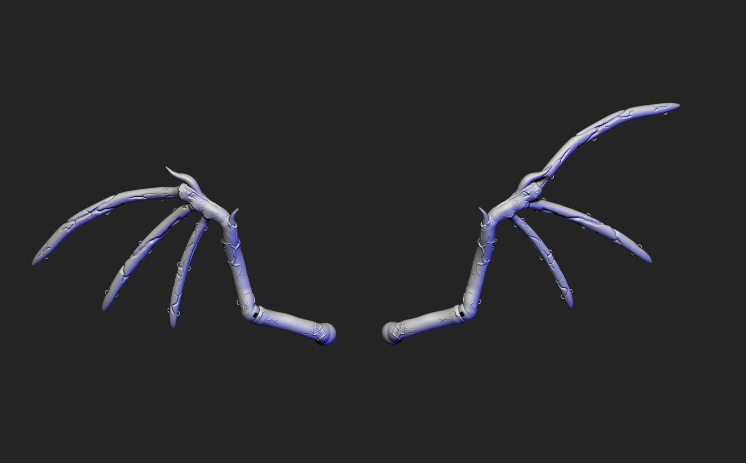 STL Wings With Joints for BJD Dolls 3D Printing on a Printer - Etsy