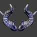 STL Demon Horns for BJD Dolls Ver002 for 3D Printing - Etsy