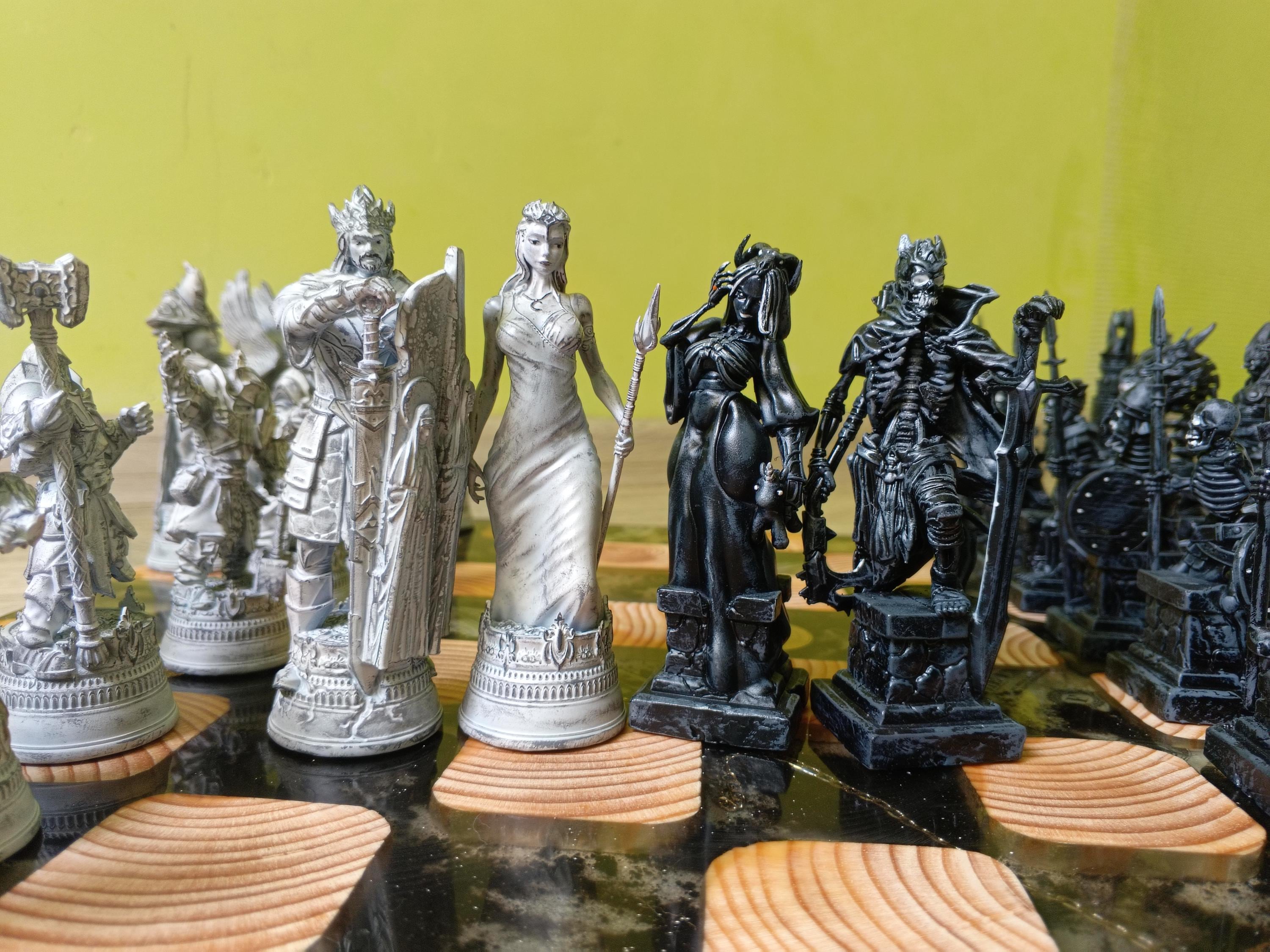 Chess Holy War Set of Miniature Armies 32 Painted Game Pieces - Etsy