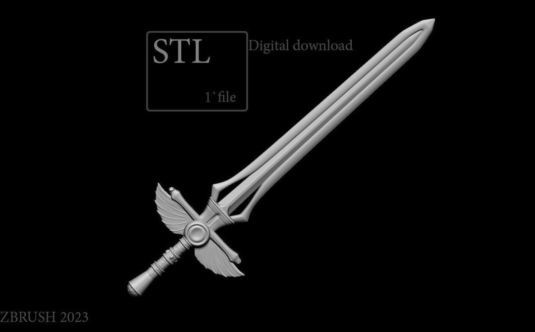 STL File Sword Blade 3D Model for 3D Printing - Etsy