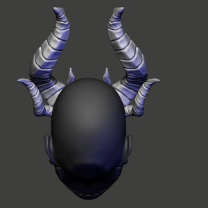 STL Demon Horns for BJD Dolls Ver002 for 3D Printing - Etsy