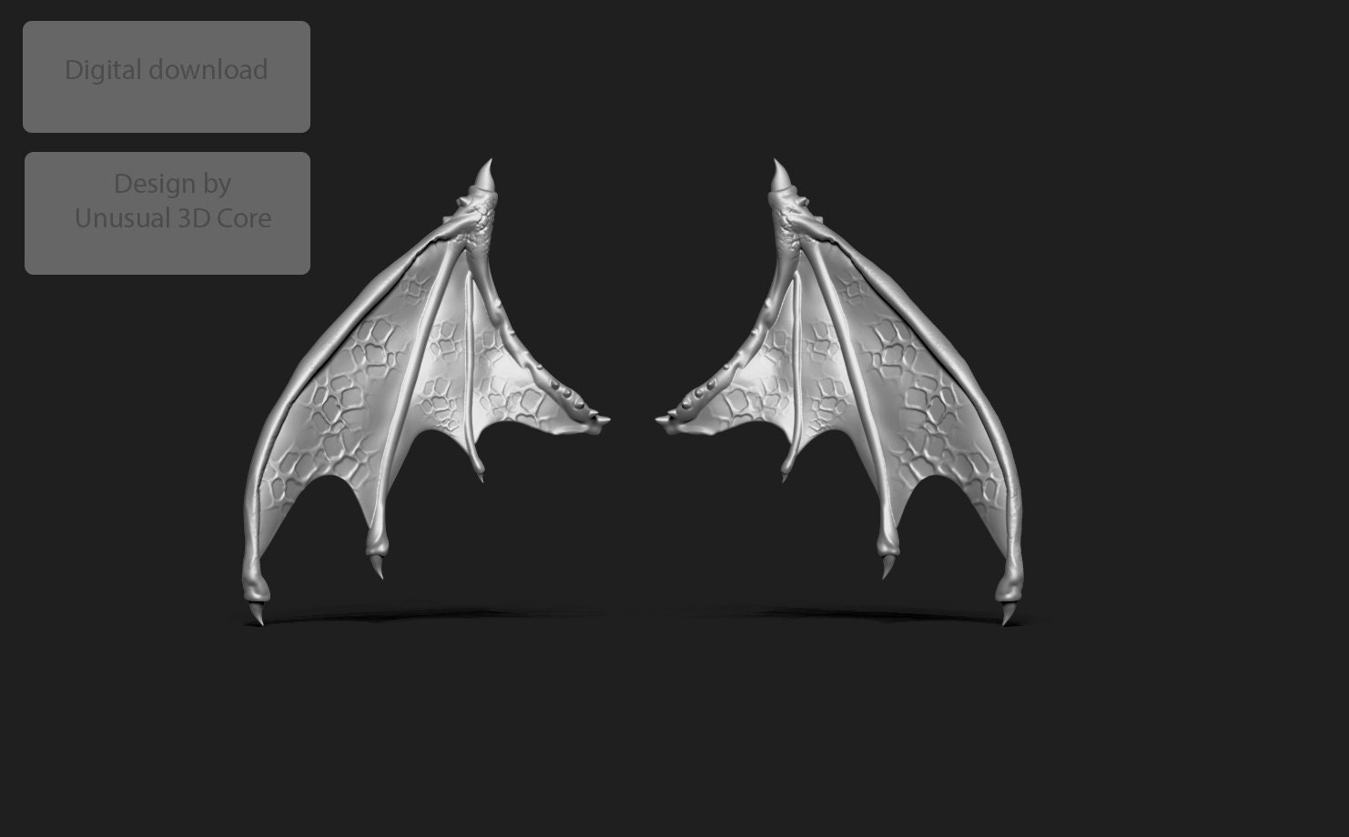 STL Succubus Wing for BJD Doll - Etsy