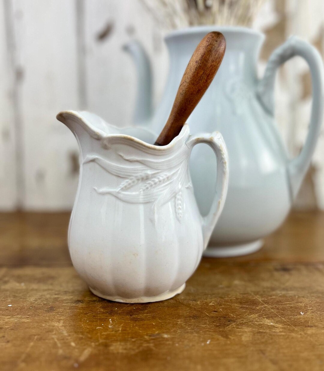 English Ironstone Cream Pitcher - Etsy