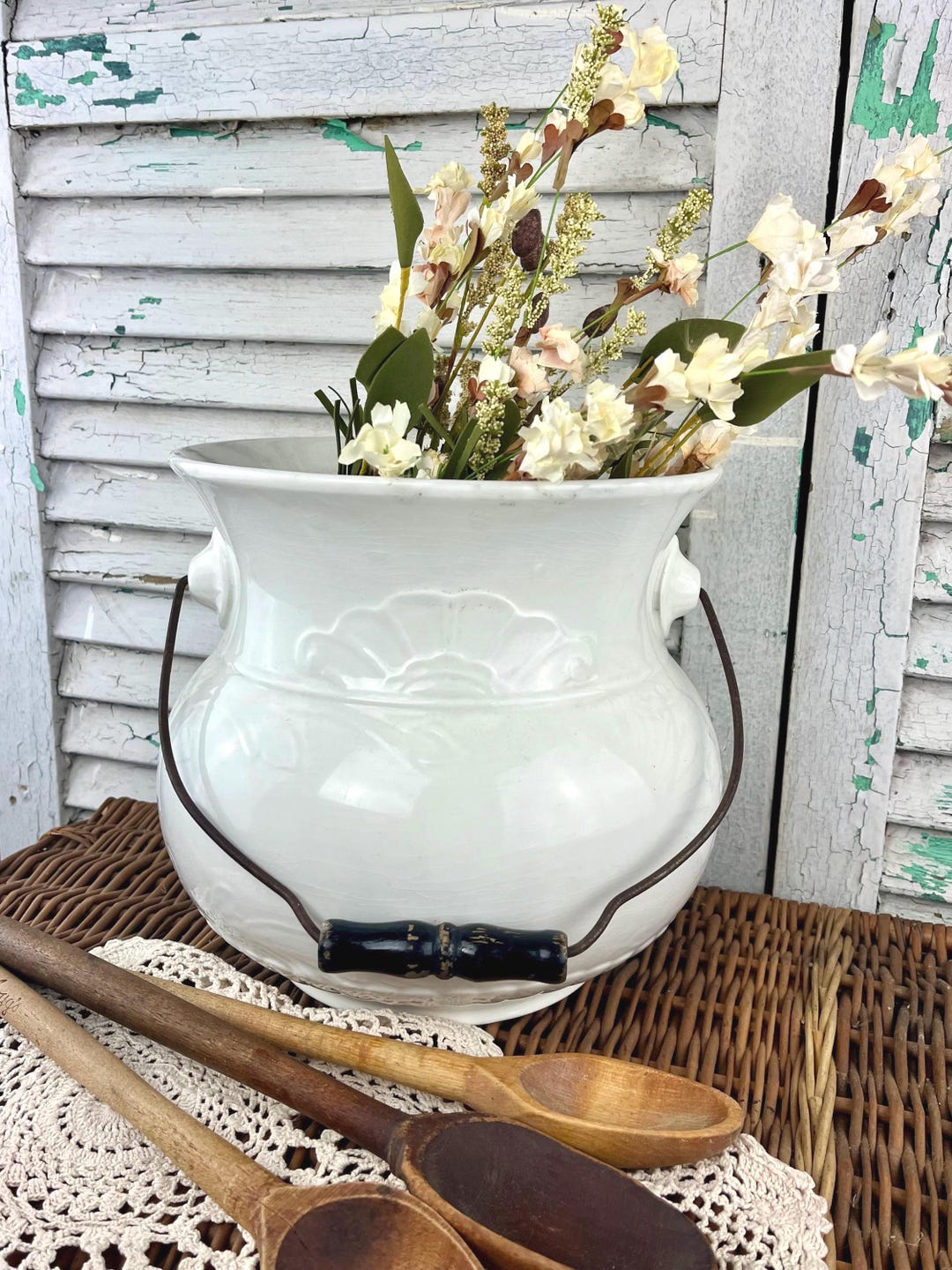 Antique Ironstone Slop Bucket Homer Laughlin - Etsy