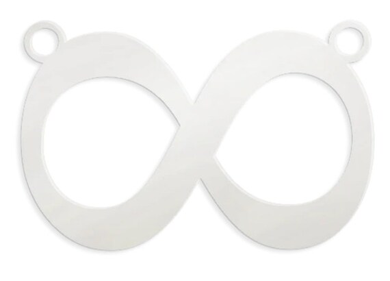 Sterling Silver Infinity Symbol Charms | Etsy