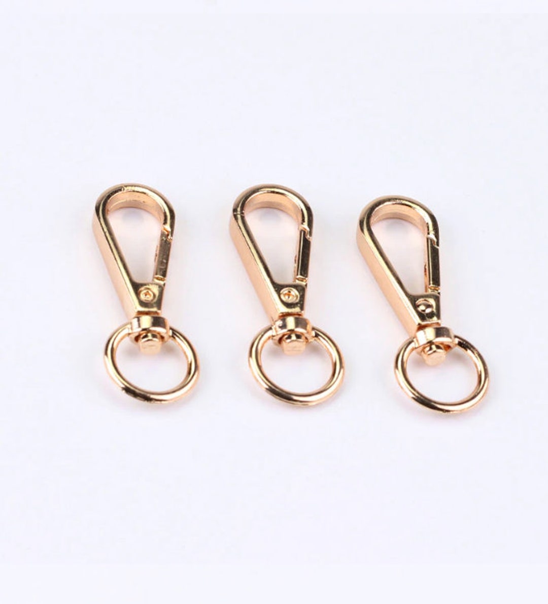 10 Large Swivel Clasps Gold - Etsy