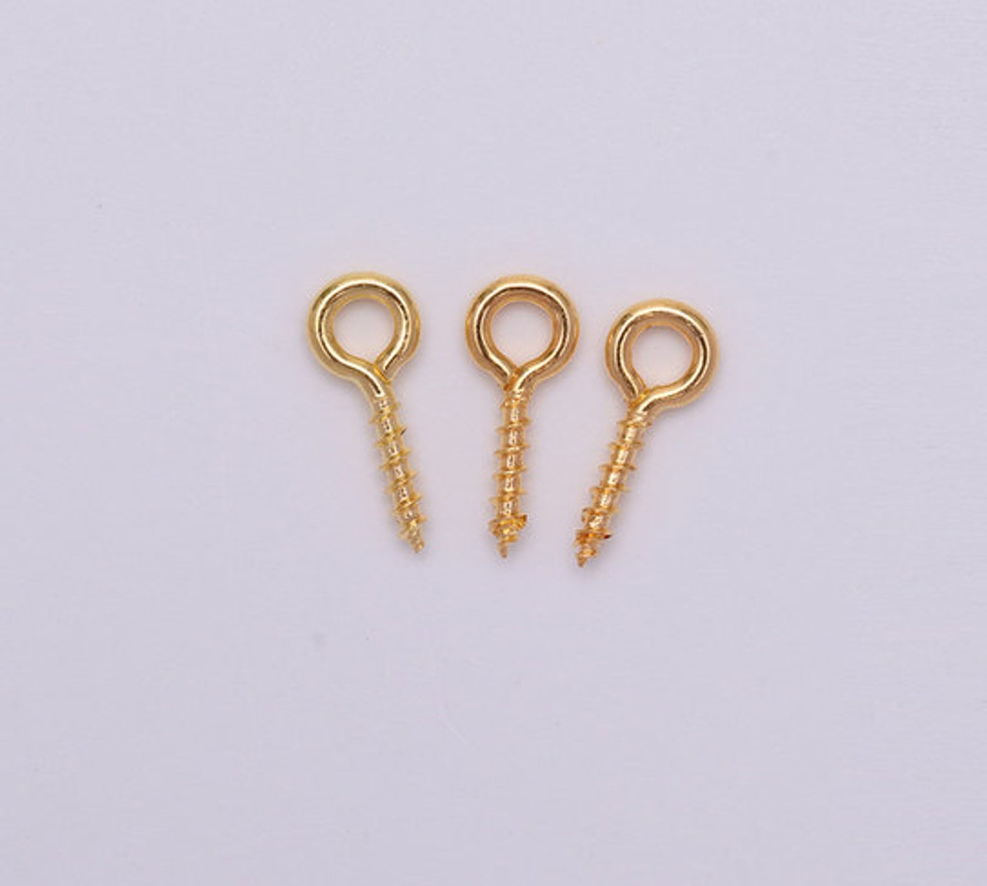 200 Bright Gold Eyelets Pins (4 X 8 Mm) - Etsy