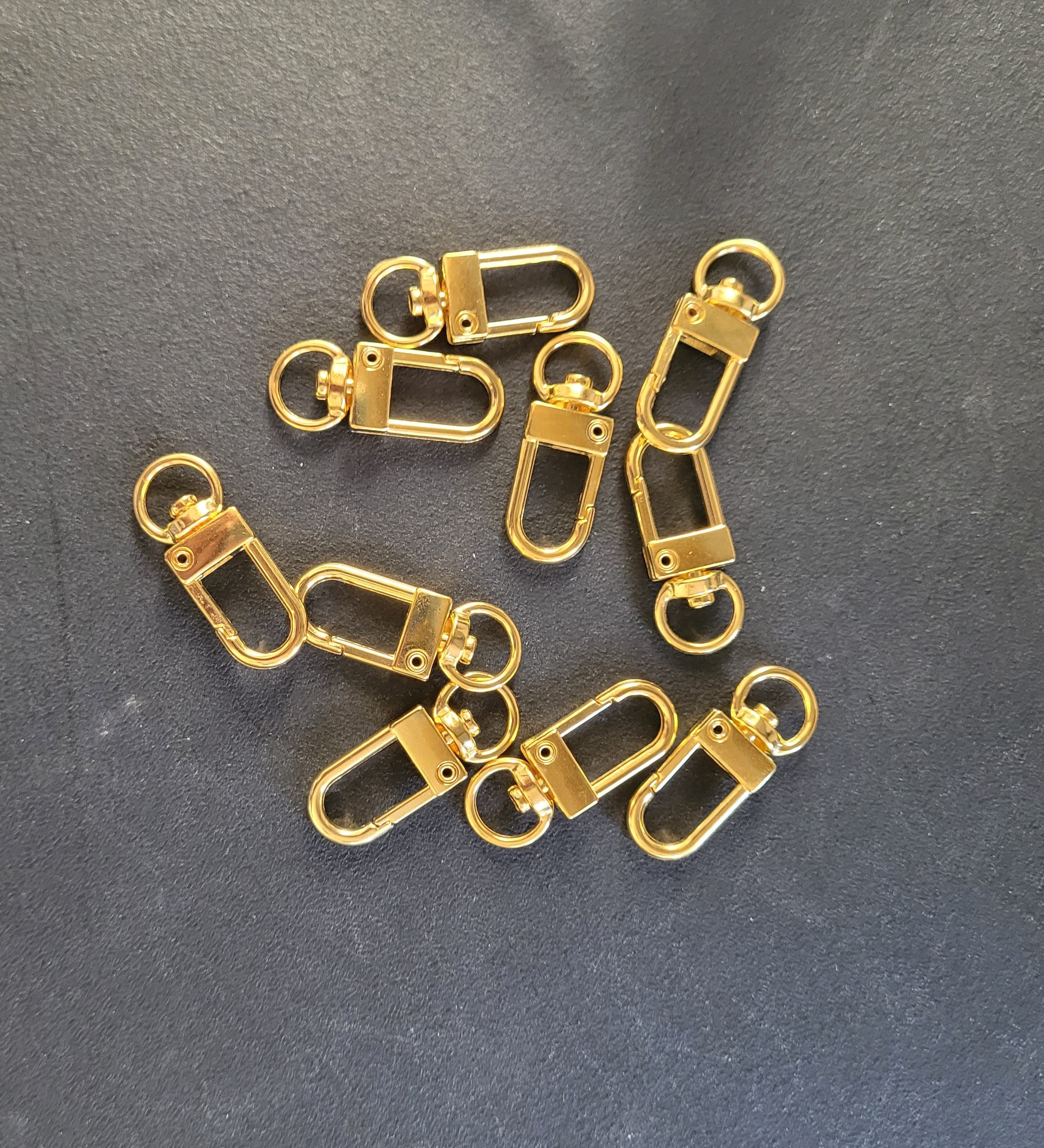 10 Rounded Square Clasps Gold - Etsy