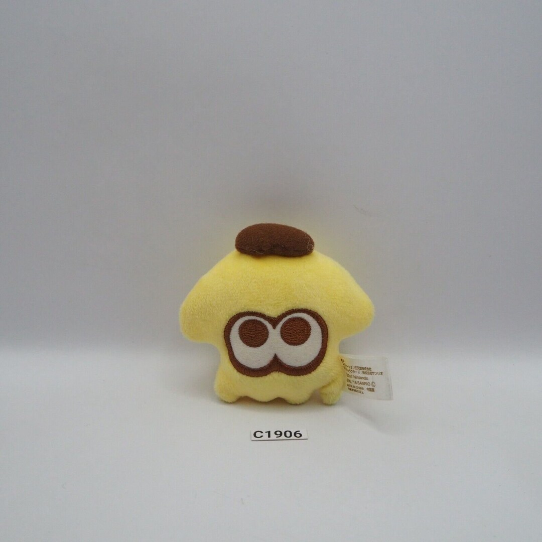 Splatoon Inkling C1906 Squid Sanrio Pompompurin 2018 Mascot 3 Toy Plush ...
