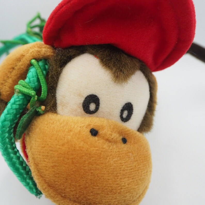 Diddy Kong Rope C1403 Super Donkey Kong Notag Banpresto 1995 Plush 7 ...