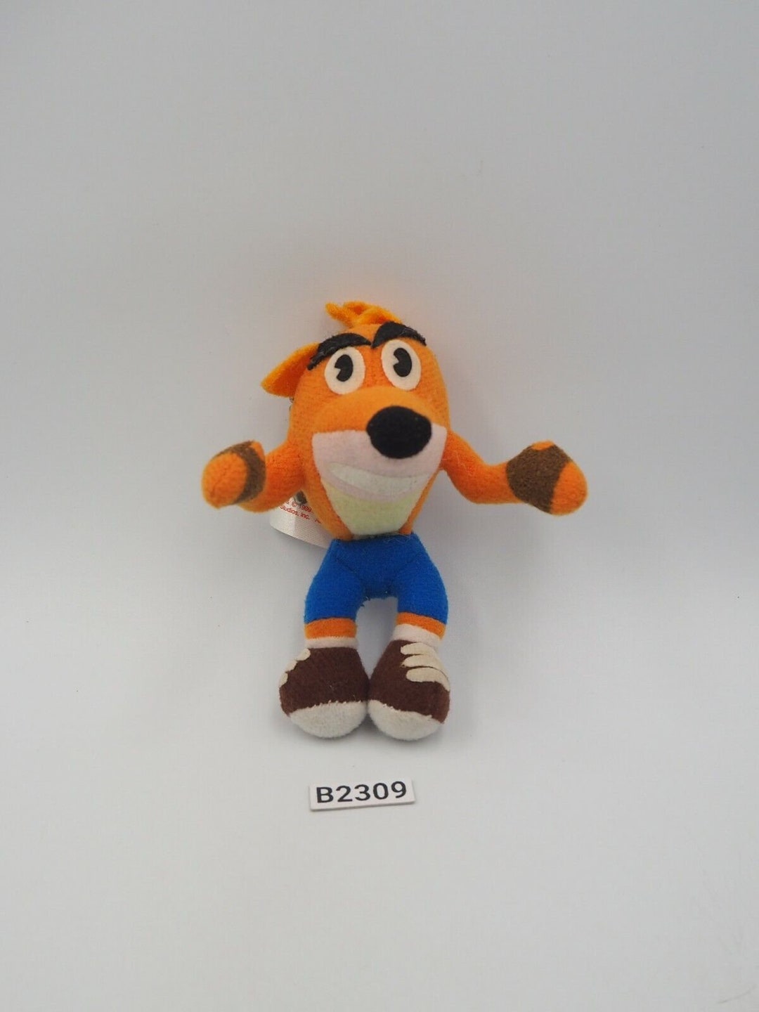 Crash Bandicoot B2309 Universal Studio Yujin 1999 Plush 4 Toy Doll ...