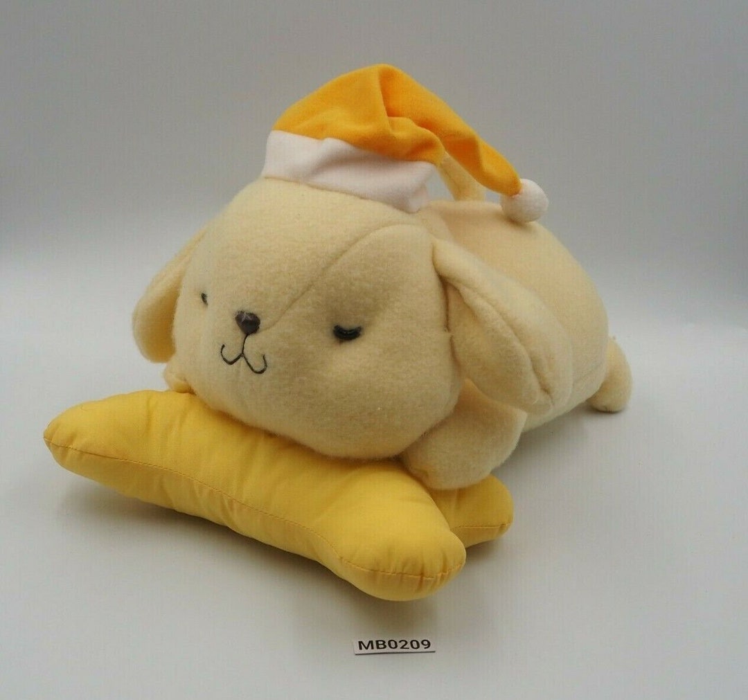 Pompompurin Mb0209 Sleeping Sanrio Eikoh 2000 Large Plush 12 Toy Doll ...
