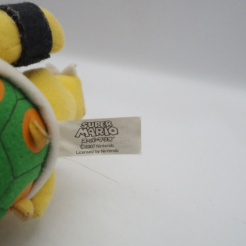 Baby Bowser Jr. C1508 Koopa Super Mario 2007 Mascot Plush 4 Toy Doll Sk ...
