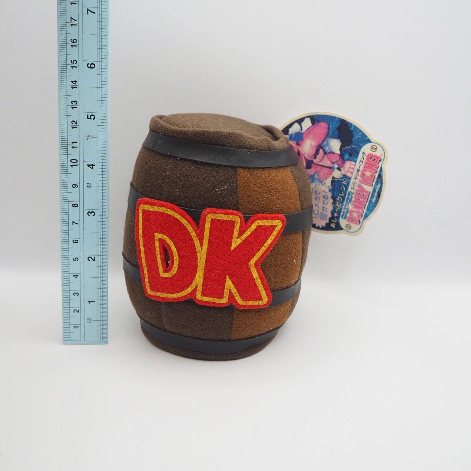 Super Donkey Kong C0207 Dk Barrel Yujin Tomy Plush 5 Tag Toy Doll Japan ...