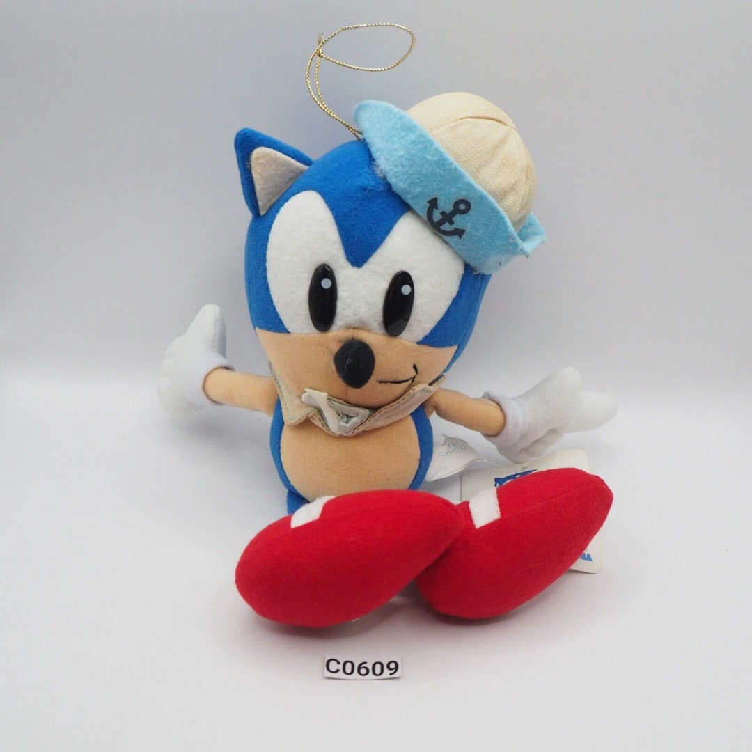 Sonic C0609 the Hedgehog Sailor Sega 1994 Plush 9 Junk Stuffed Toy Doll ...