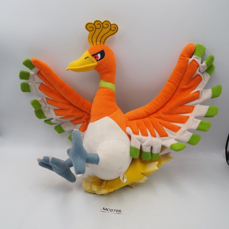 Ho-oh Legit Mc0706 Pokemon Takara Tomy Plush 12 Stuffed Toy Doll Japan ...