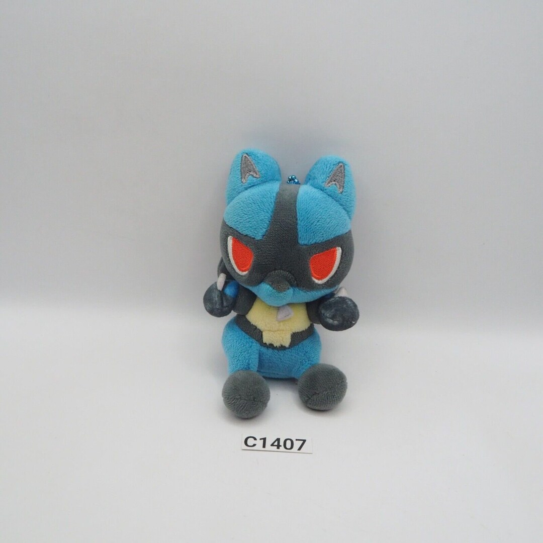 Lucario C1407 Pokemon Center 2019 Pokedoll Mascot Plush 4 Toy Doll ...