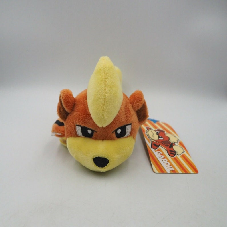 Growlithe C1403 Pokemon Center 2016 Awake Kuttari Plush 6 Tag Toy Doll ...