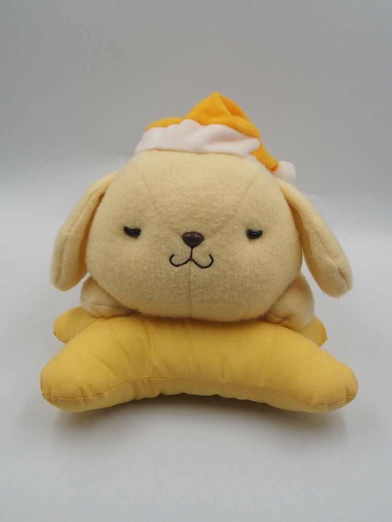 Pompompurin Mb0109 Sleeping Sanrio Eikoh 2000 Large Plush 12 Toy Doll ...