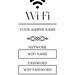 WIFI Sign Template | Printable Guest Wi-fi Signs | Digital Download ...