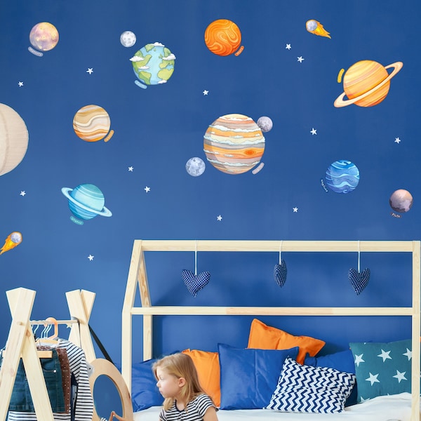 Solar System Decal - Etsy