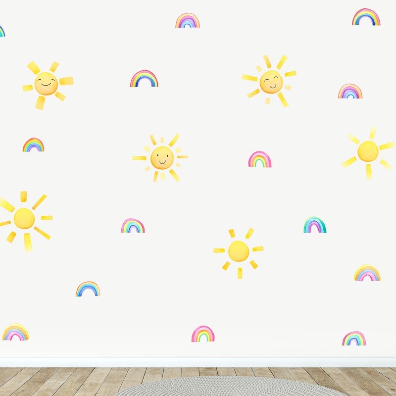 Sunshine Wall Decal - Etsy