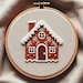 Christmas Gingerbread House Embroidery Pattern, Beginner Friendly ...