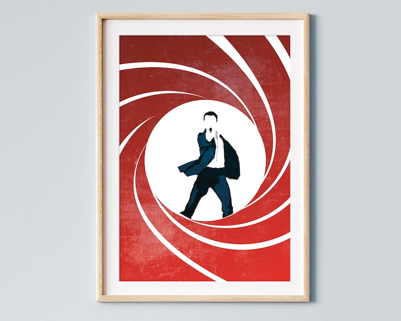 James Bond Movie Tribute Poster - Etsy