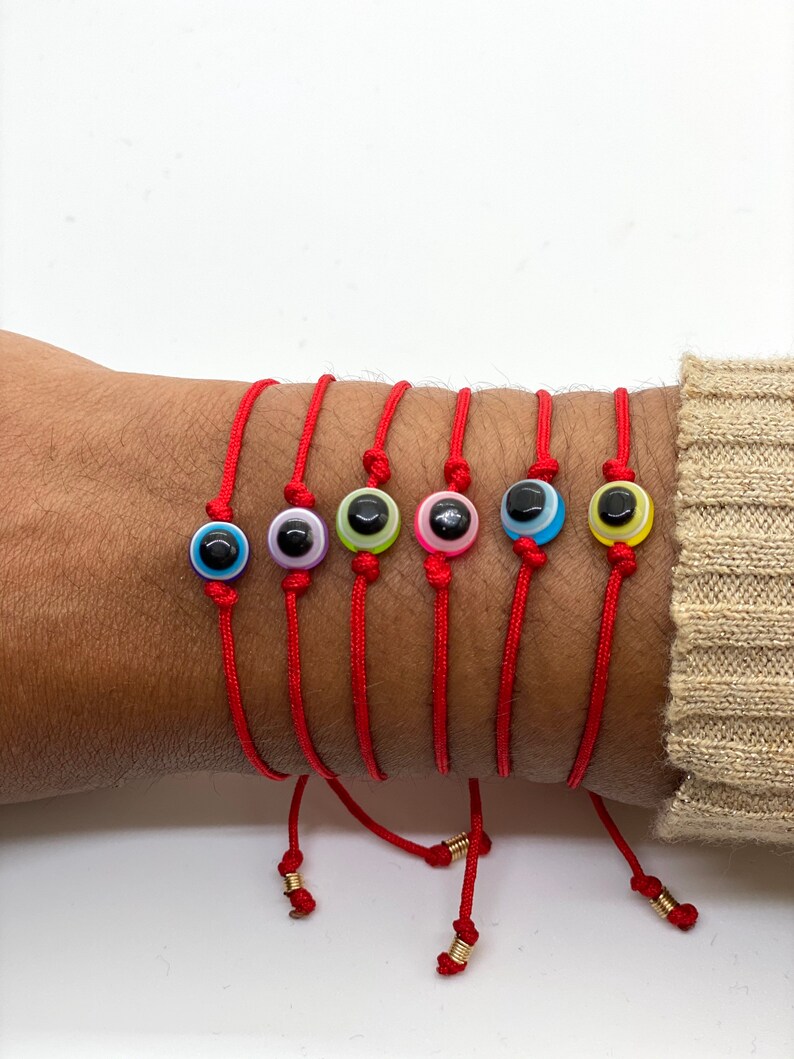 Evil Eye Bracelet Red String Bracelet Protection Bracelet - Etsy