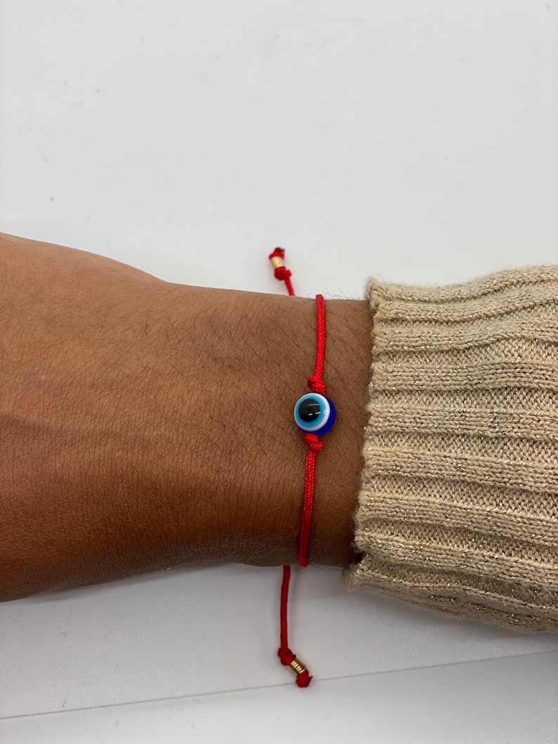 Evil Eye Bracelet Red String Bracelet Protection Bracelet - Etsy