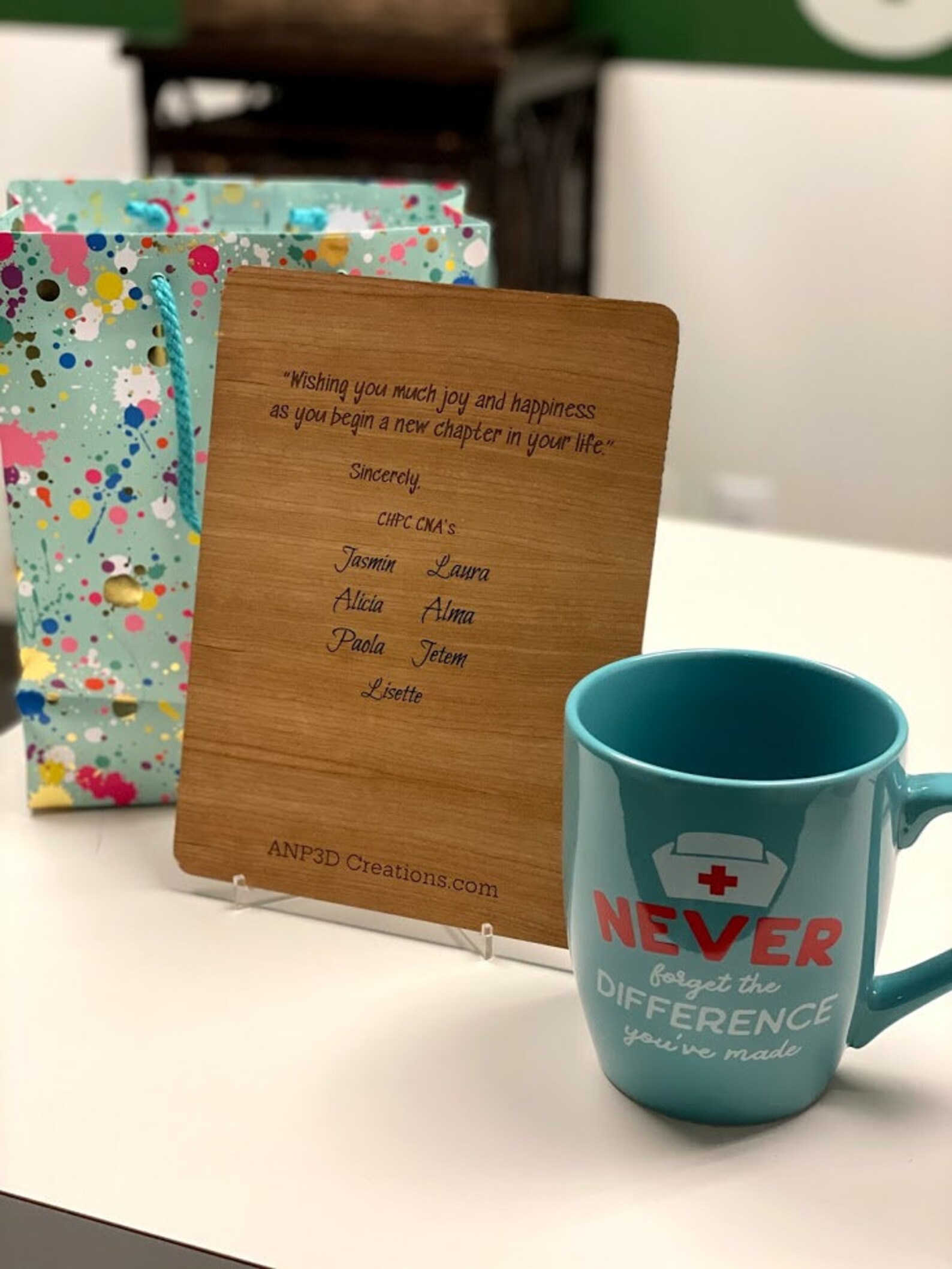 Personalized Retirement Wood Plaque, Beautiful Cherry Wood , Happy ...