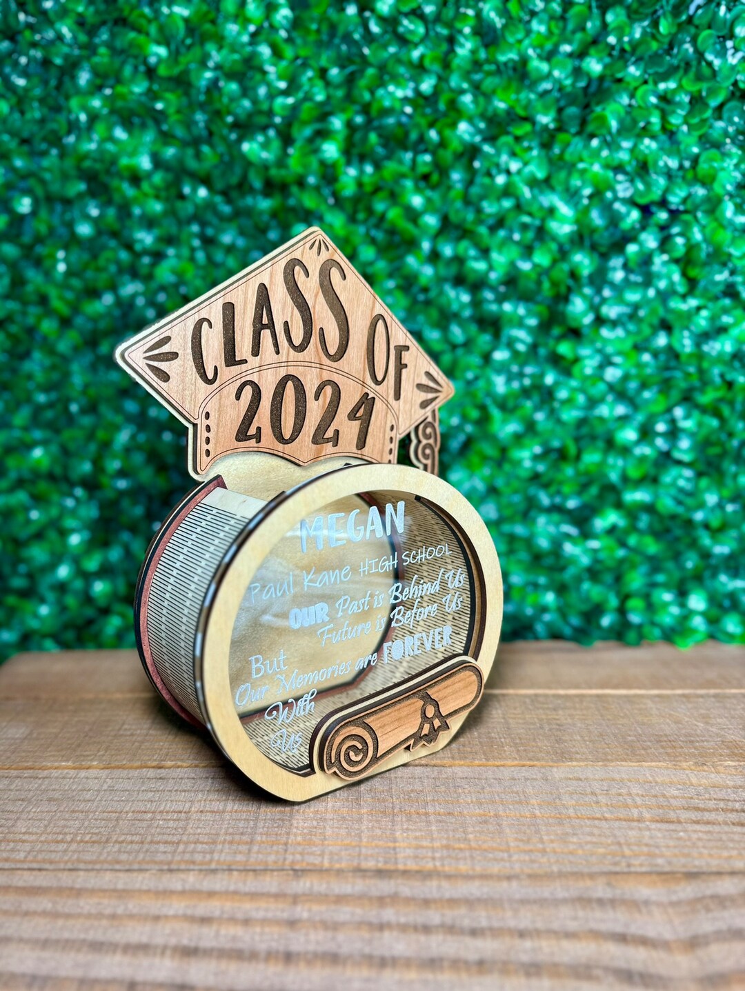 Personalized Class of 2025 Box, Gift Card Holder, Gift Box, Wooden ...