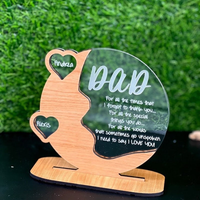 Fathers Day Plaque - Etsy