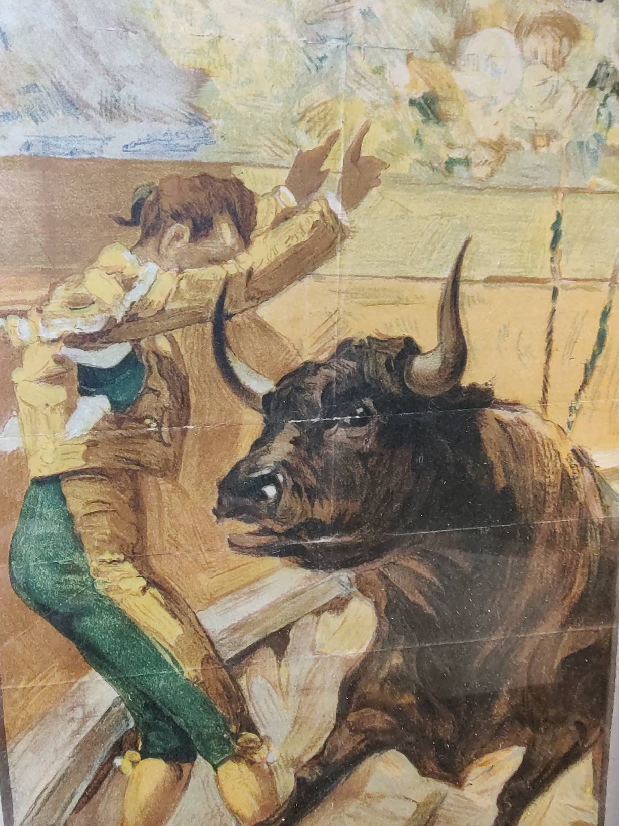 Vintage Bullfight Poster Juarez - Etsy