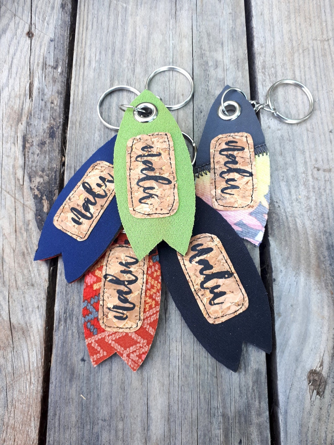 Surfboard Keychain/surfboard Key Chain/neoprene Key Chain/neoprene ...