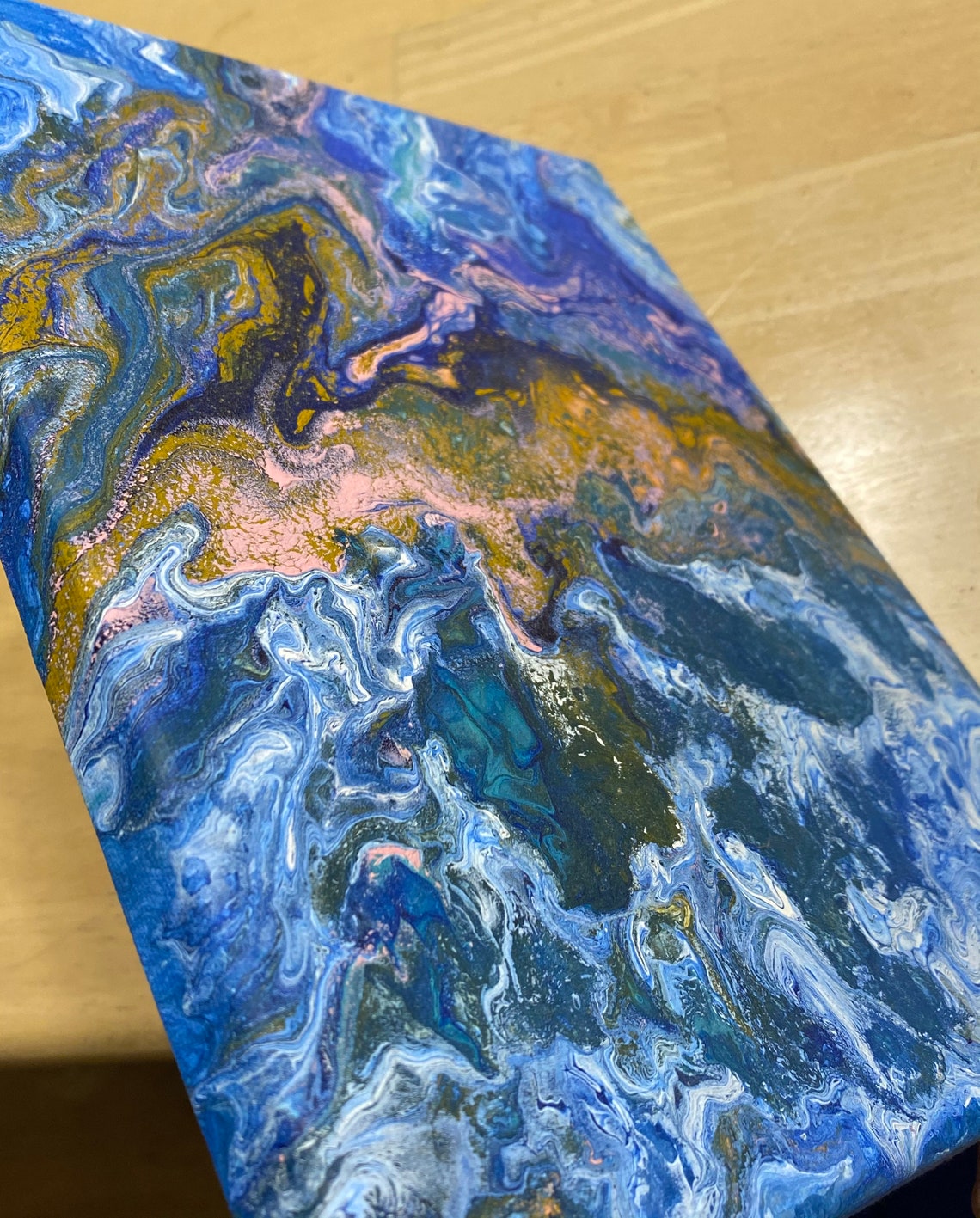 8x10 Marble Acrylic Painting - Etsy