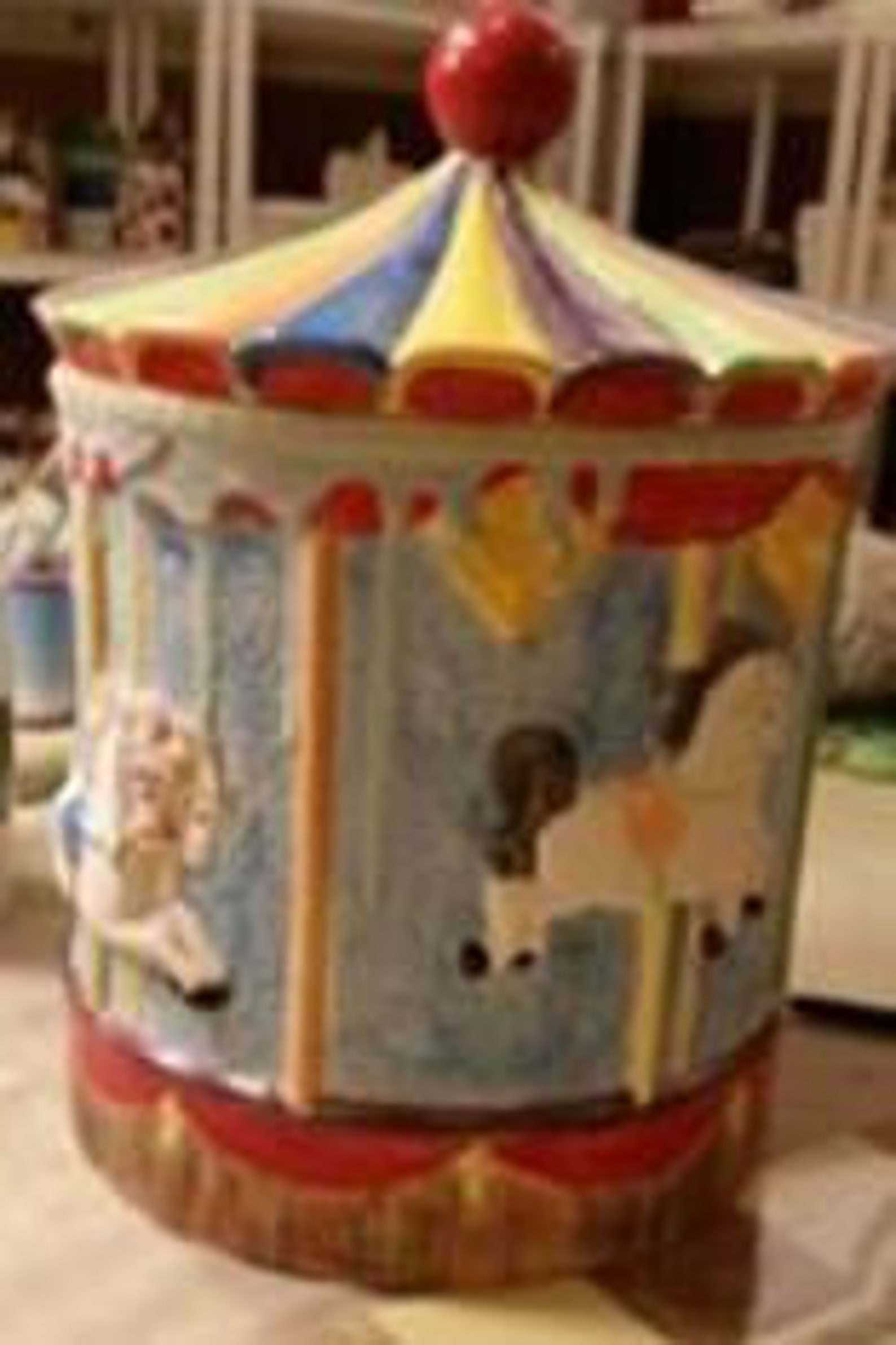 Carousel Cookie Jar - Etsy