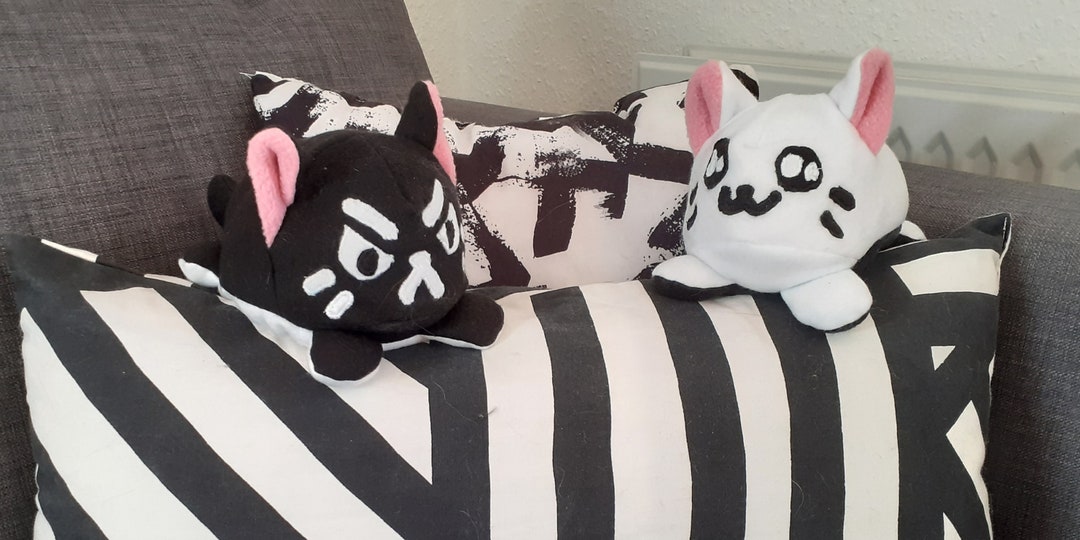Reversible Cat Plush - Etsy