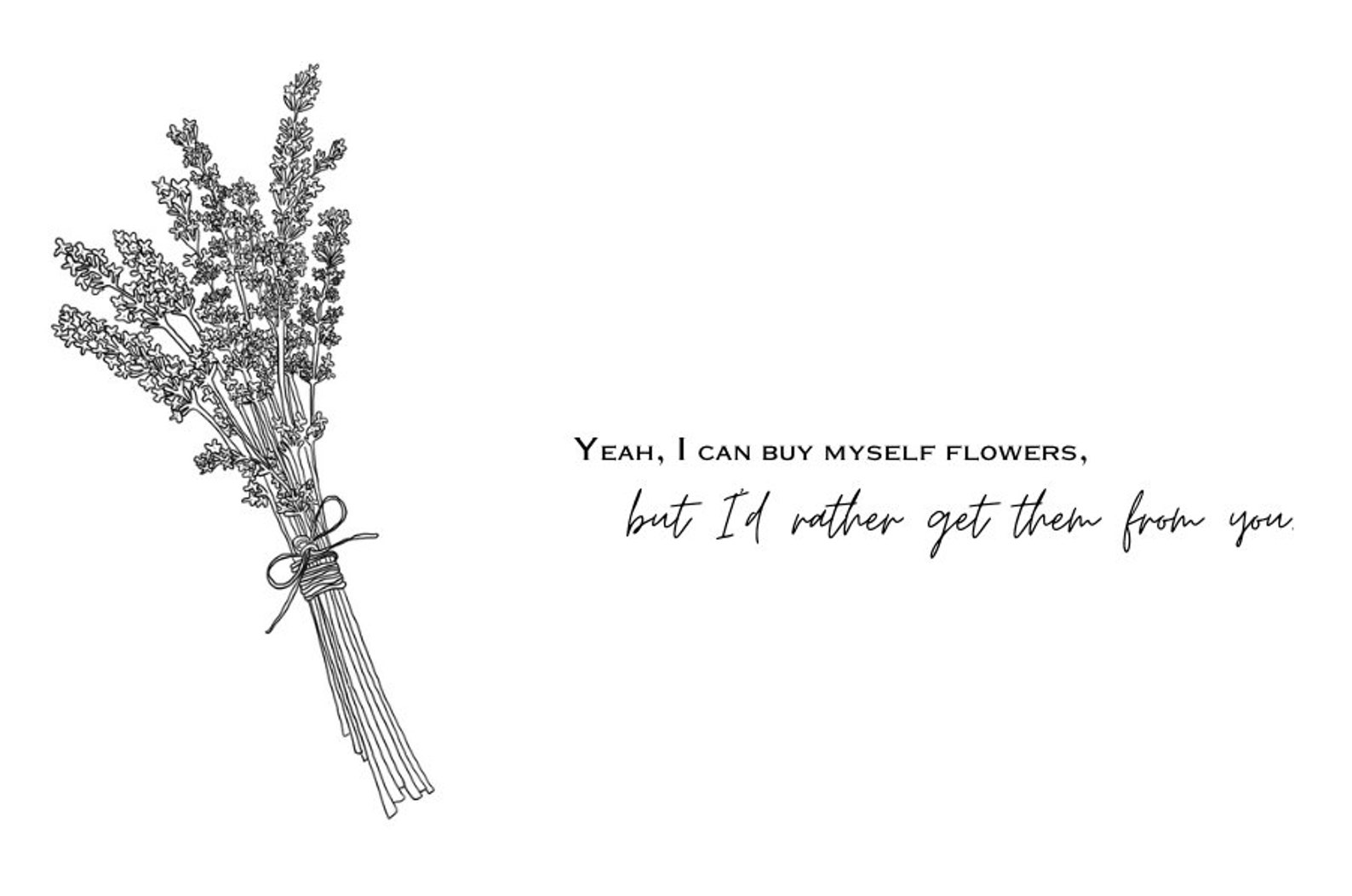Miley Cyrus Flowers Card (digital) - Etsy
