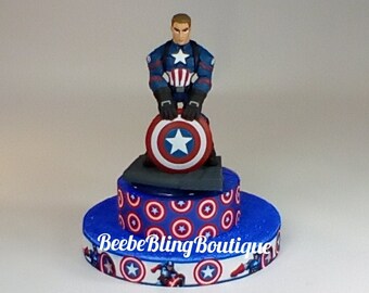 Star Lord Black Widow Hawkeye Bucky Scarlet Avengers Cupcake Toppers ...